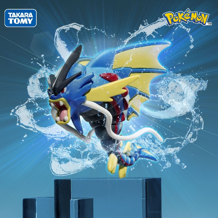 Pokemon Moncolle Mega Gyarados Model / Mega Fullbox Evolution Dragon ...