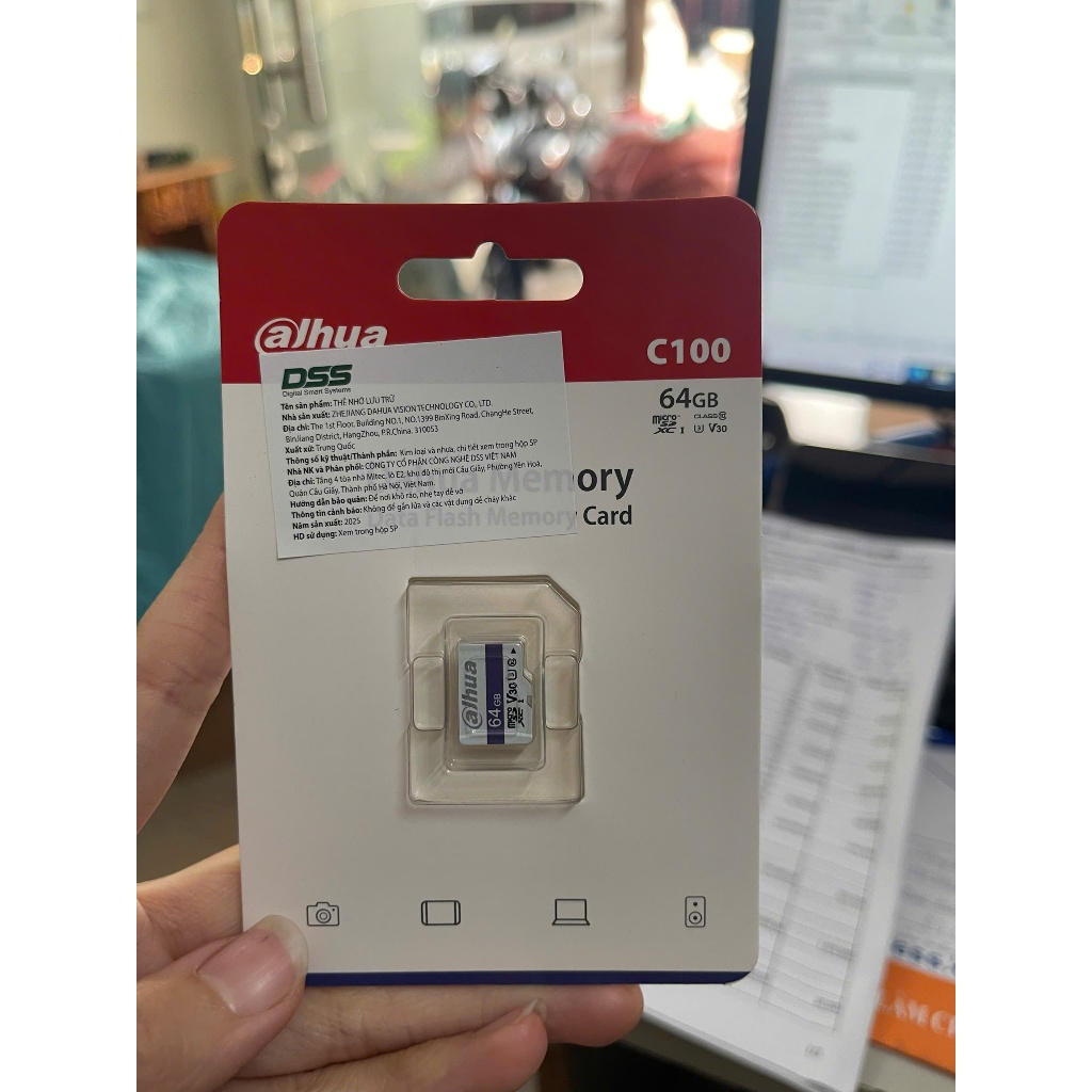 Combo of 2 genuine Dahua 64gb dahua memory cards, specialized for ...