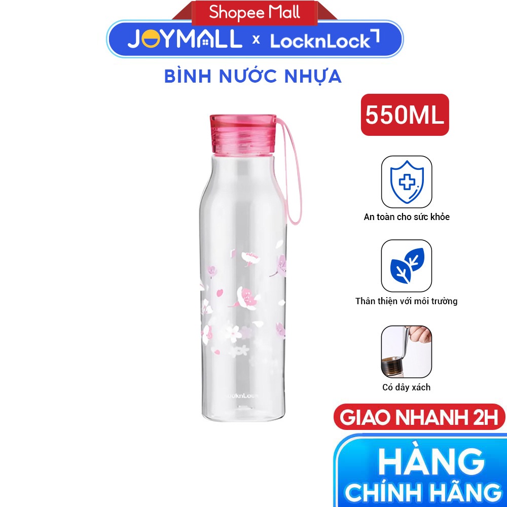 Eco LocknLock ABF644LPIK Sakura 550ML plastic water bottle, Genuine ...
