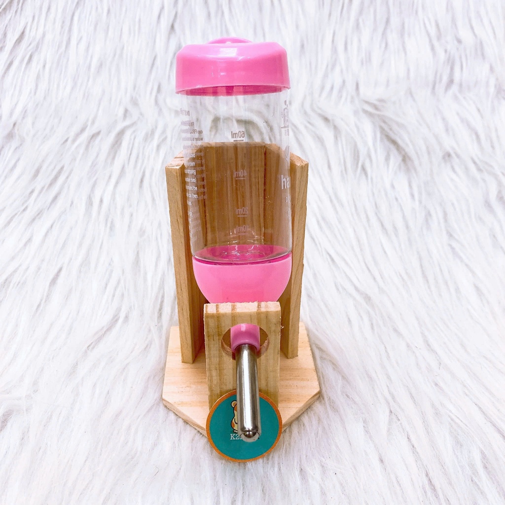 Wooden water bottle base for Hamsters (bottle not included) | Shopee ...