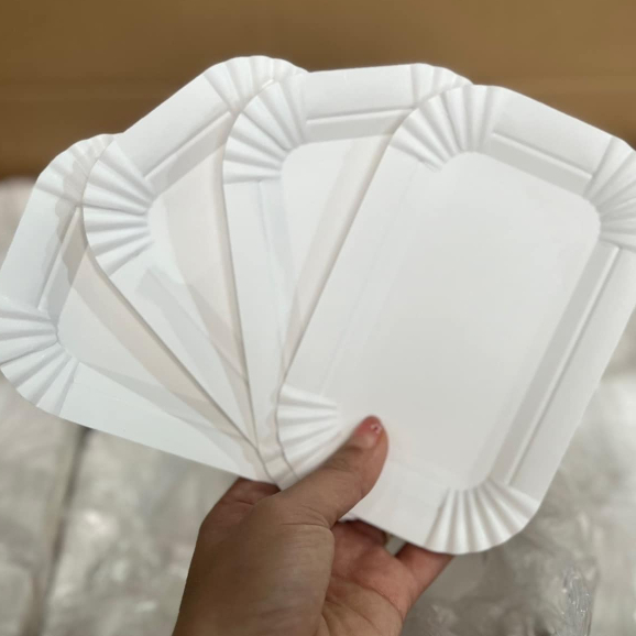 200 rectangular paper plates for cakes - paper plates for teabreak ...