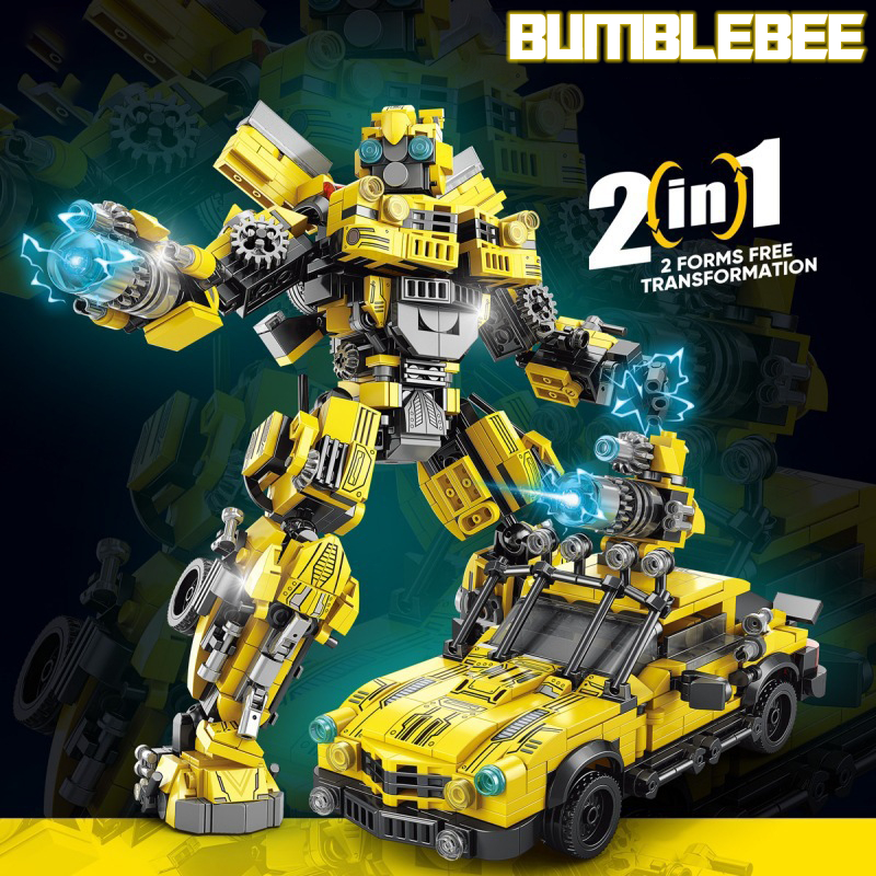 Lego robot Bumblebee assembly toy 766 parts, lego robot Optimus model ...