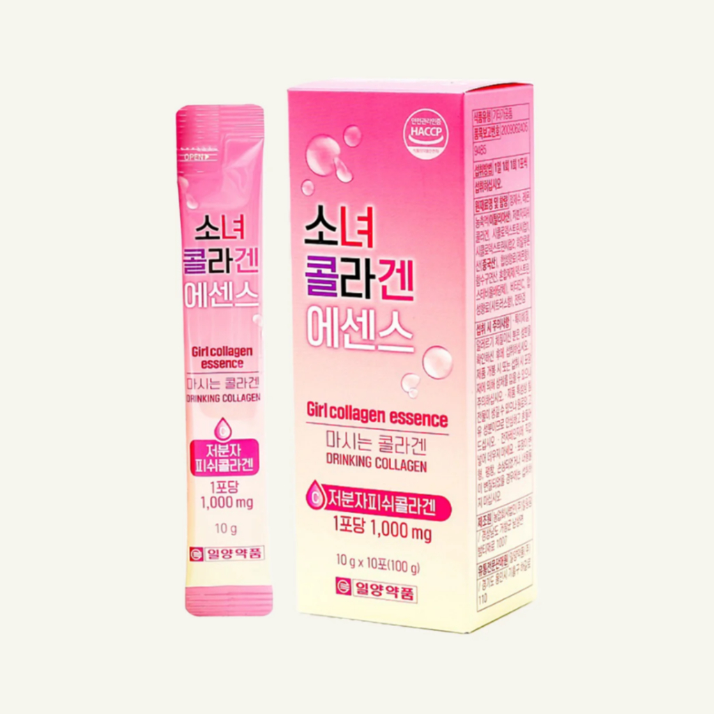 Girl Collagen Korean Collagen stick drink ((Box of 10 sticks x 10ml ...