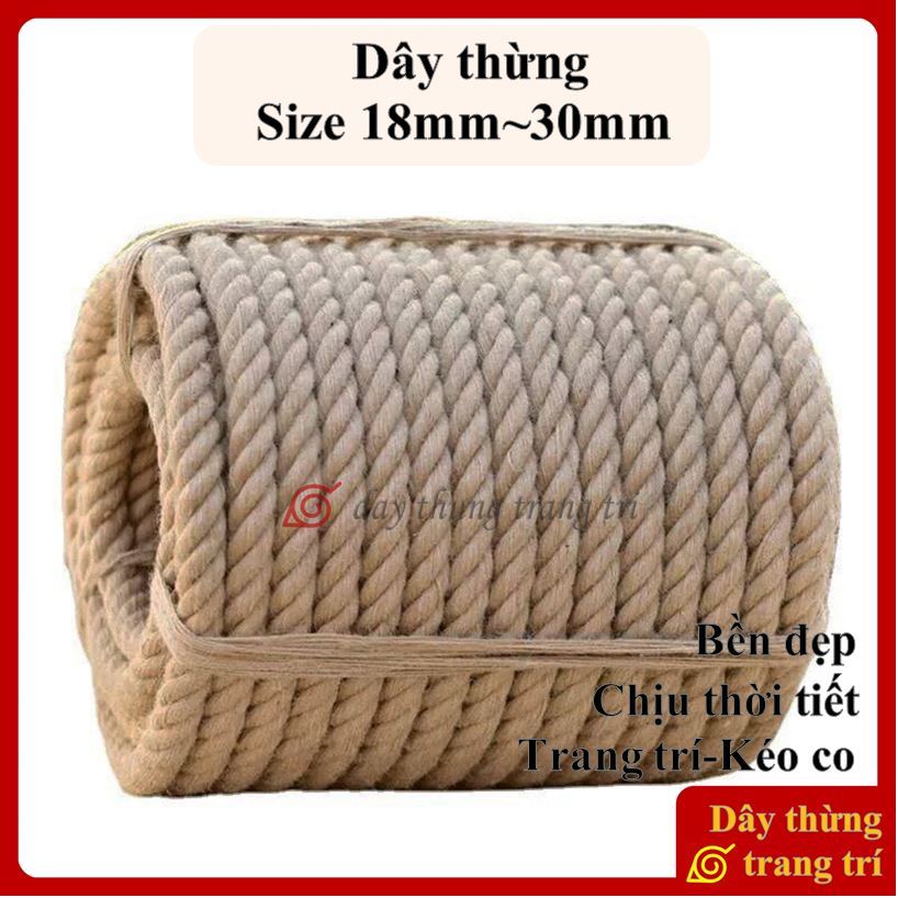 Rope 18mm,20mm,25mm,30mm, decorative rope, swing making, tug of war ...