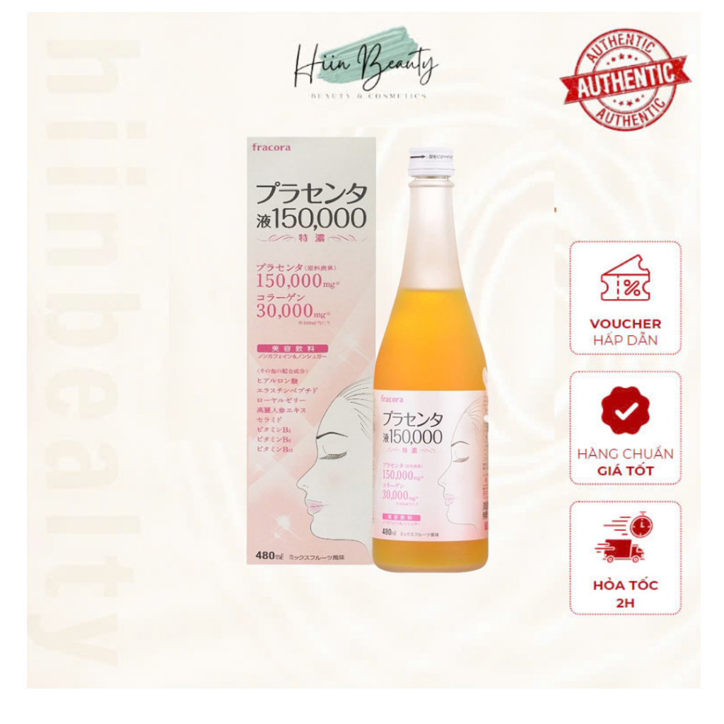 Fracora Japanese Sheep Placenta Drink 150000Mg, anti-aging skin beauty ...
