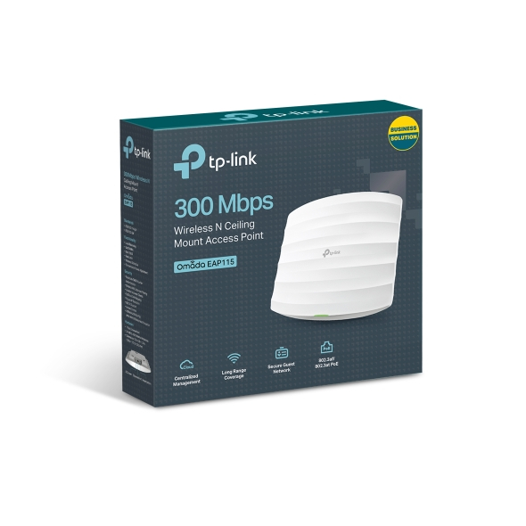 Tp-link EAP115 300Mbps N Wi-Fi Ceiling Mount Access Point | Shopee ...