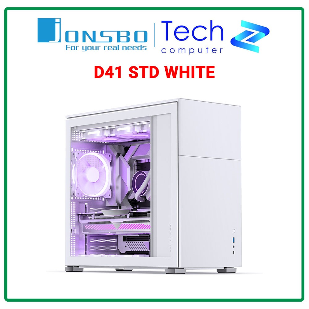 Jonsbo D41 STD White case (Mid Tower/White) | Shopee Singapore