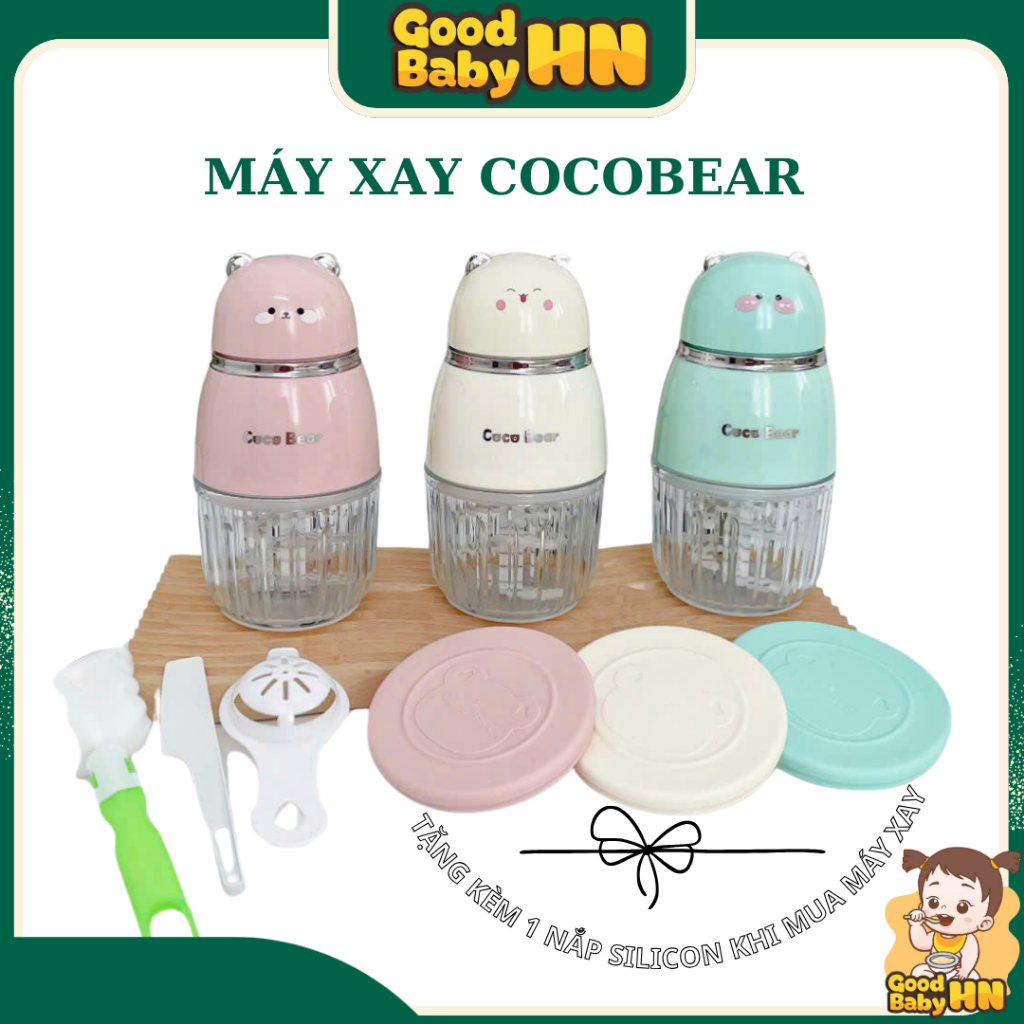 Coco Bear blender with 8 mini blades, cute shape for baby weaning (New ...