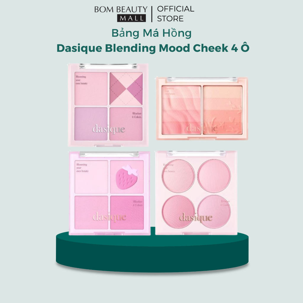Dasique Blending Mood Cheek Blush Palette 4 Panels (April 2027 ...