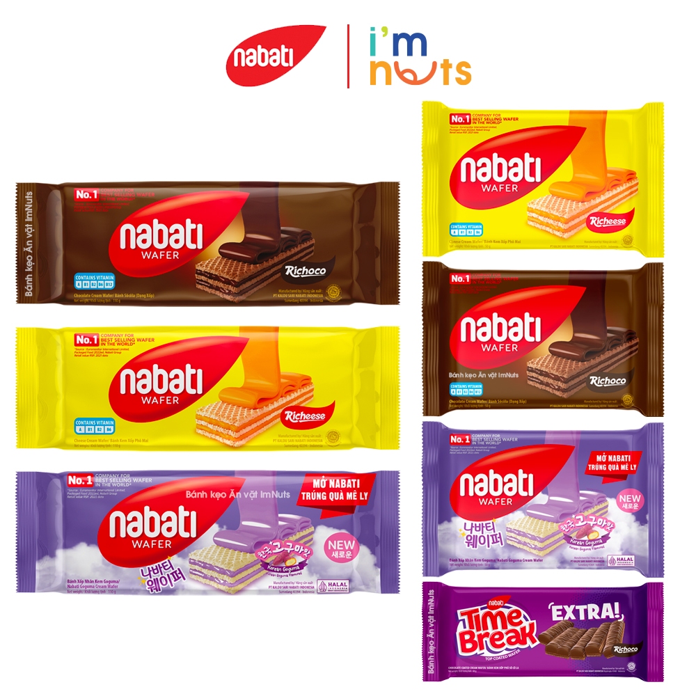 Nabati cream sponge cake of all flavors, 50g pack | Shopee Singapore