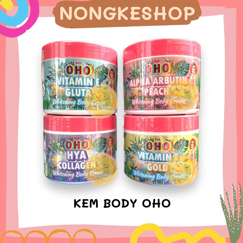 [BILL Thai] OHO WHITENING BODY CREAM 300G THAILAND | Shopee Singapore