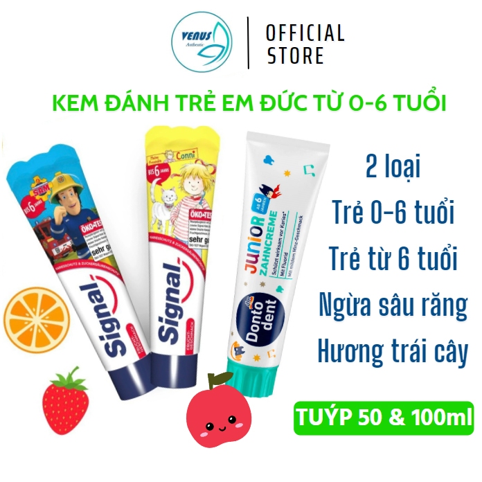 Dontodent children's toothpaste & Signal Germany prevents tooth decay ...