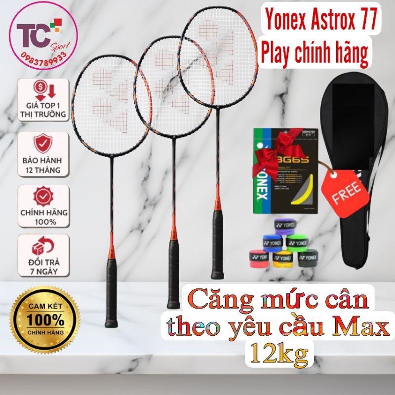 Genuine Yonex Astrox 77 Play badminton racket | Shopee Singapore