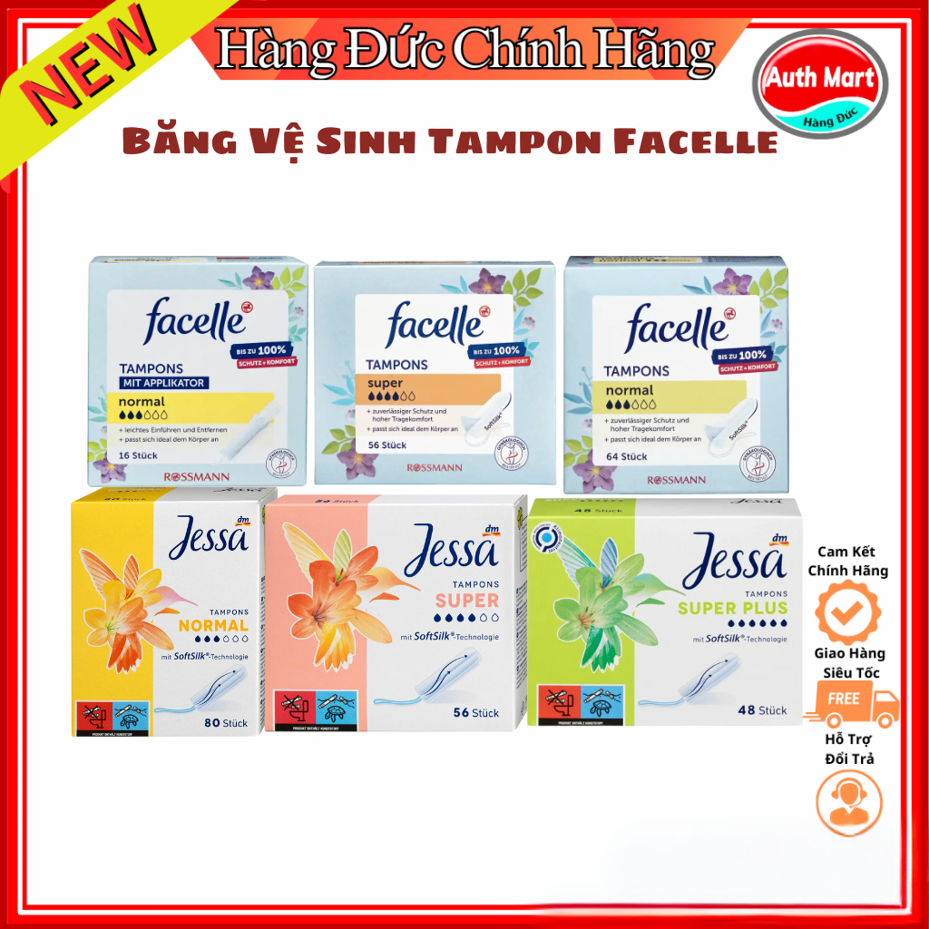 [PART 2] German Tampons (OB/FACELLE/JASSA) | Shopee Singapore