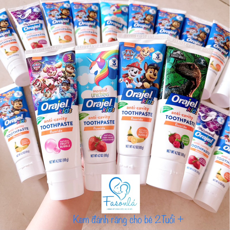 Orajel toothpaste for 2 year olds + American product (2025) | Shopee ...