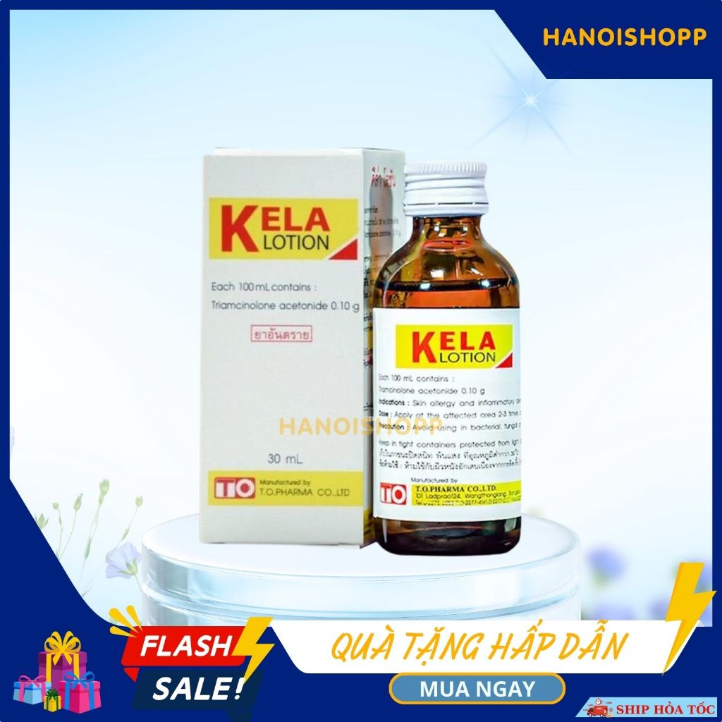 Kela Lotion Solution for Skin with Pore Inflammation, Genuine Thai ...