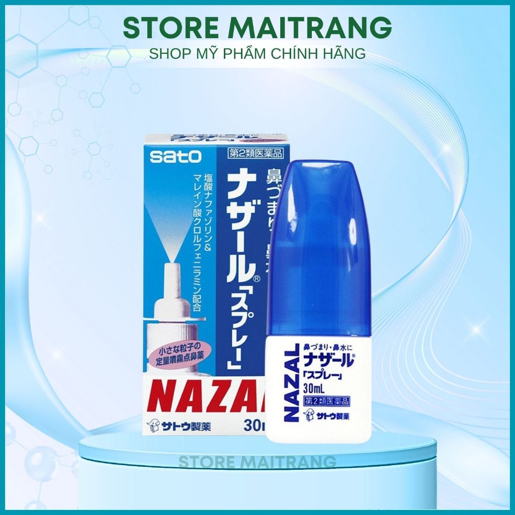 Nazal Sato sinus spray helps relieve sinuses, nasal allergies, Japanese ...