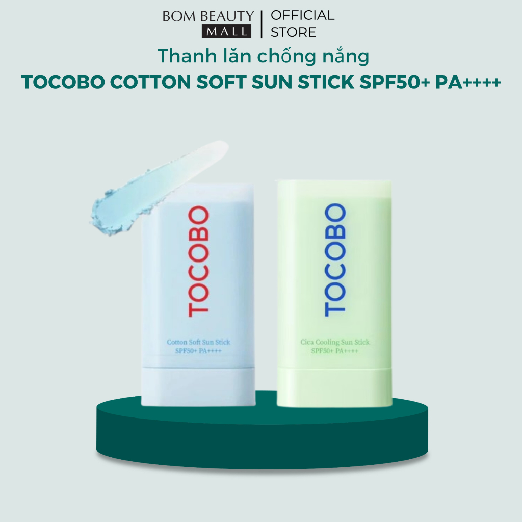 Tocobo Cotton Soft Sun Stick Vegan Sunscreen Roller SPF50+ PA++++(April ...