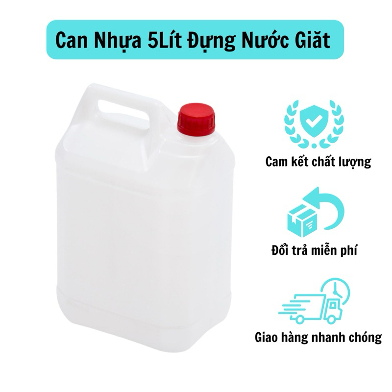 5 Liter Plastic Can for Laundry Detergent and Dishwashing Liquid ...