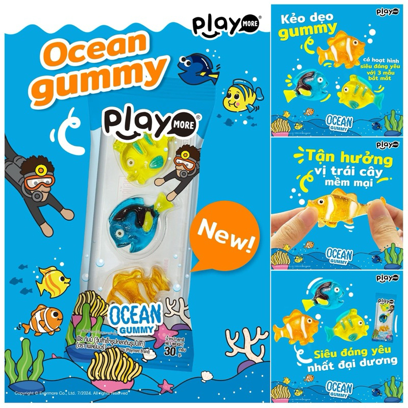 Ocean World Playmore Marshmallows (Thailand) | Shopee Singapore
