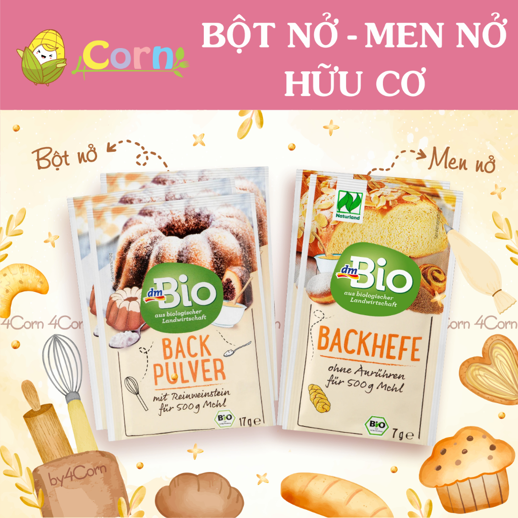 Baking Powder - Organic Baking Yeast - DmBio - For babies 7m+ | Shopee ...