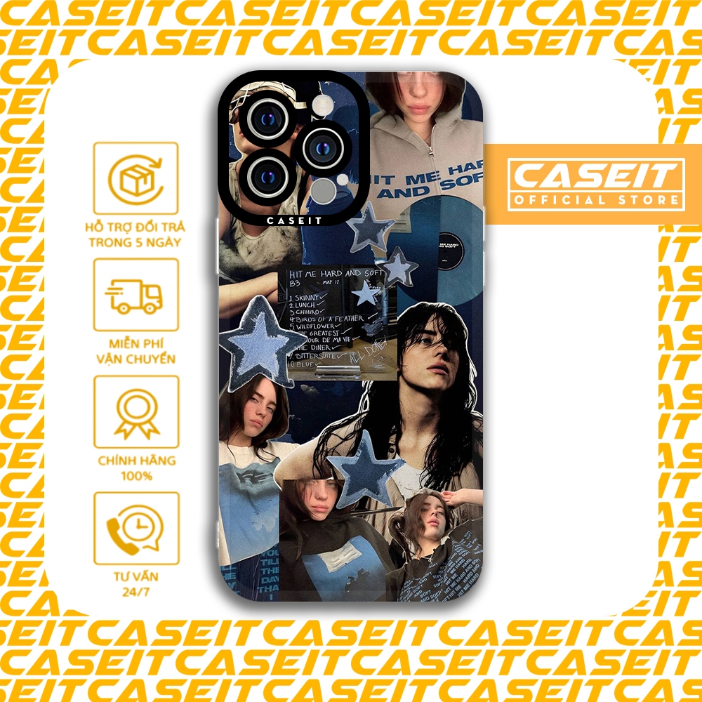 Caseit Billie Eilish Collage art aesthetic square edge iphone case 8 ...