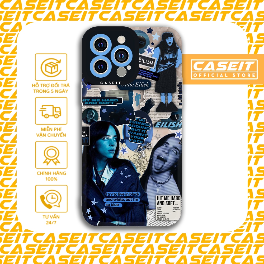 Caseit collage Billie Eilish aesthetic square edge iphone case 8/8plus ...