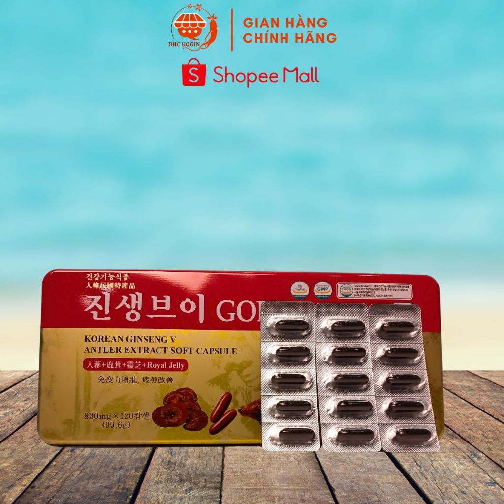 Dongwon Ganoderma Ginseng Protein Tablets (820mg x 120 Tablets) - DHC ...