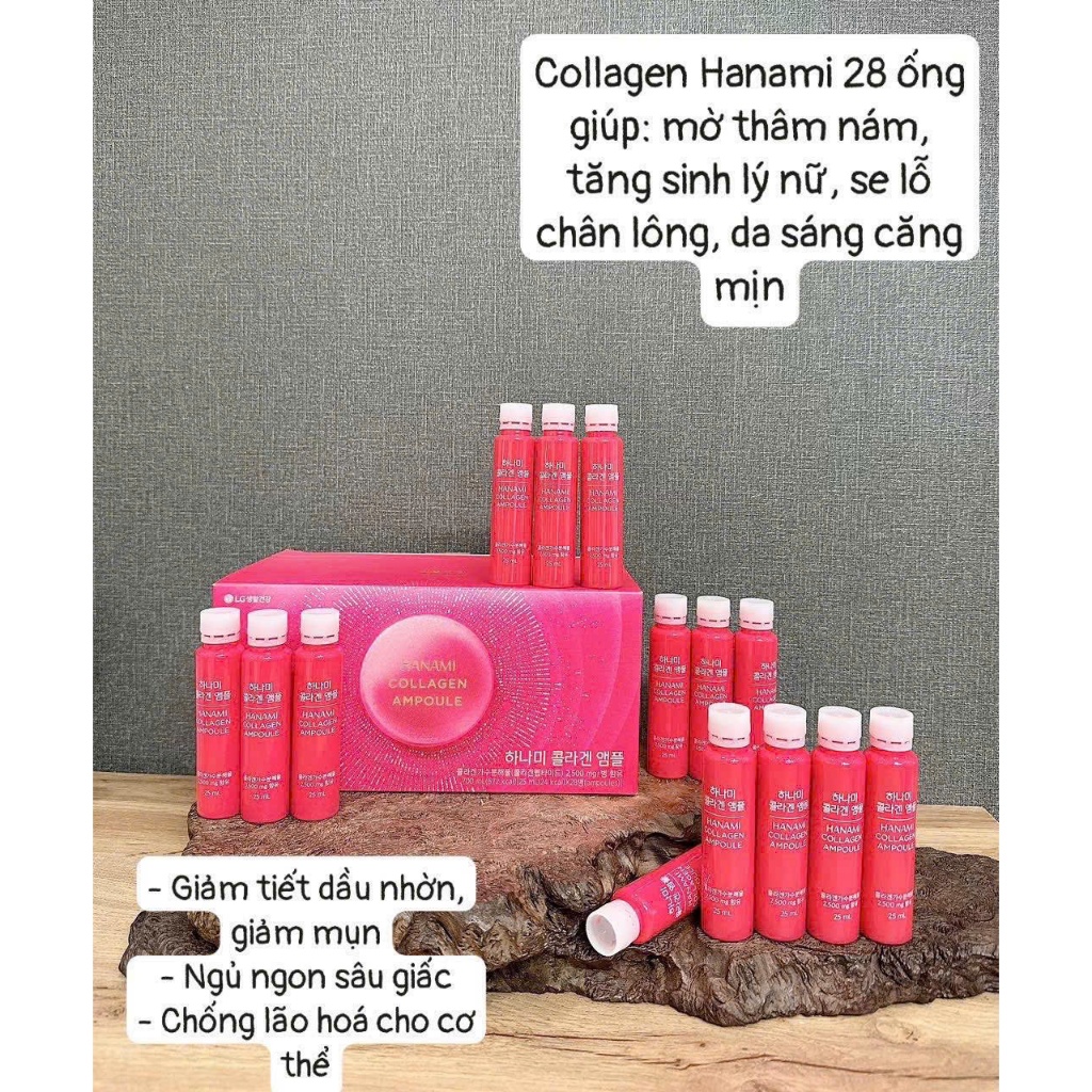 Hanami Collagen Ampoule Collagen Supplement 25ml x 28 Bottles. | Shopee ...