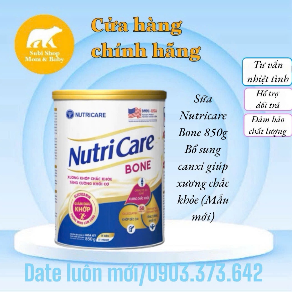 Nutricare Bone Milk 850g Calcium supplement to help strengthen bones (New model) | Shopee Singapore