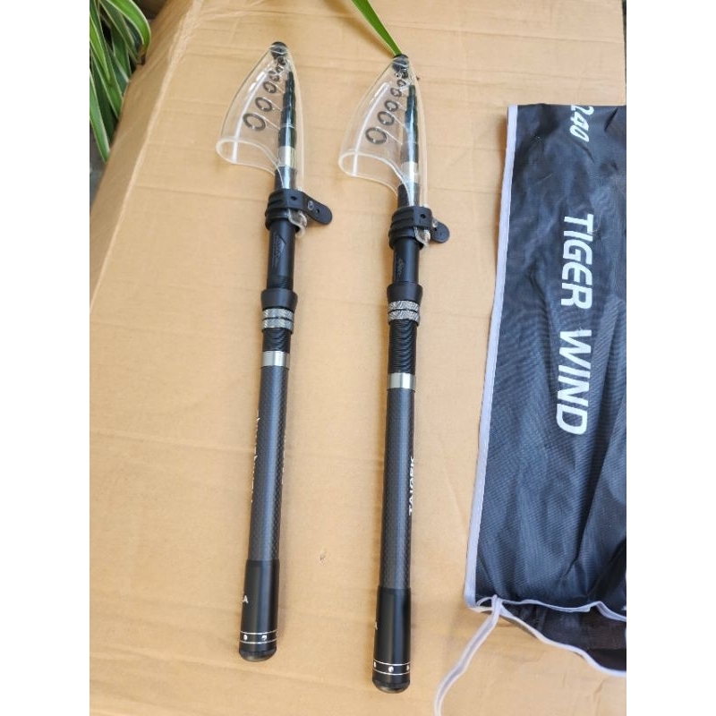 Shortened green lancer fishing rod, smart orca fishing rod | Shopee ...
