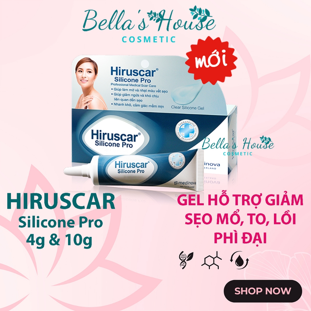 [TEM CTy][EXP 2027] HIRUSCAR Silicone Pro Tube 4g & 10g - Support Gel ...