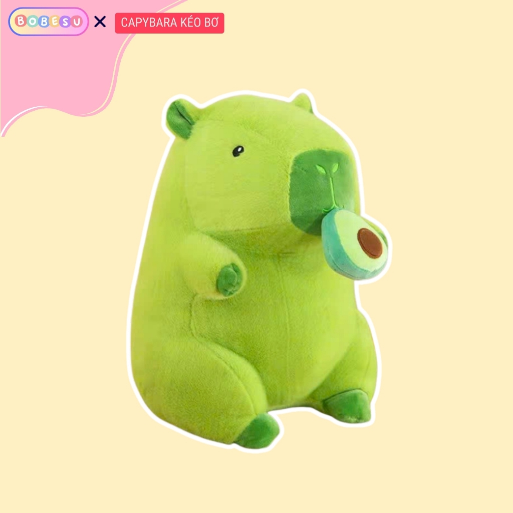 Green Capybara Teddy Bear Avocado Green Capybara Mottor Slow ...