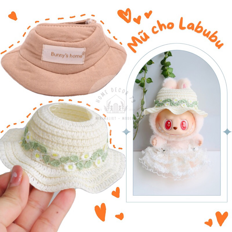 Hat for labubu 17cm -labubu V1 and V2 fits well - hat for labubu ...
