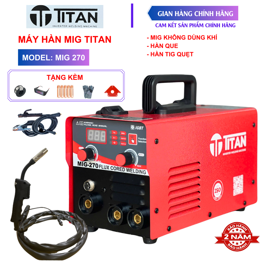 New generation Titan 270 mig welding machine, 3-function series: mig ...