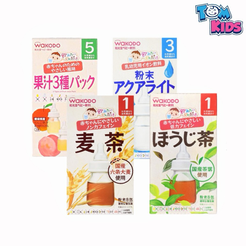 Wakodo Japanese fruit tea for babies from 3m+ (date 7/2025) | Shopee ...