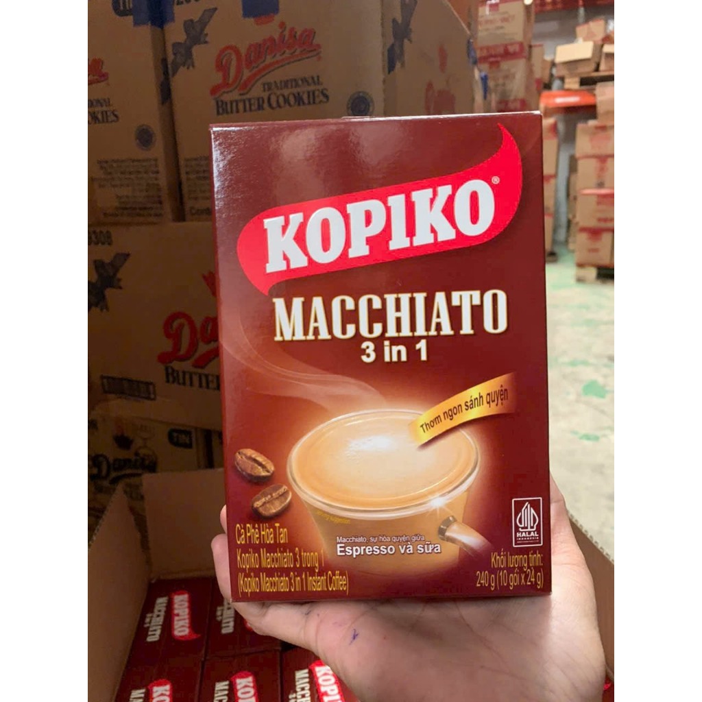 Kopiko Macchiato Instant Milk Coffee - 10 packs/Box | Shopee Singapore