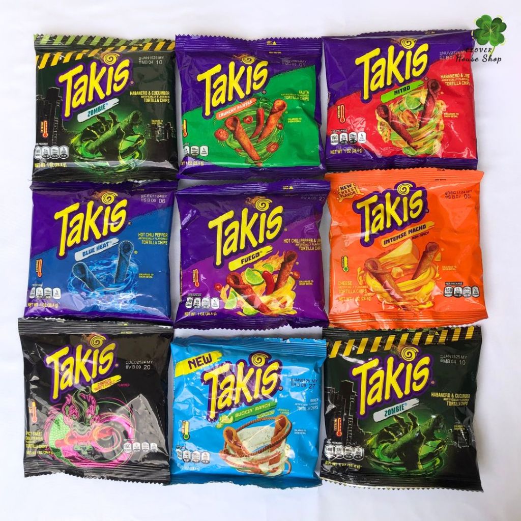[Auth America] Spicy baked snacks - Takis Rolled Tortilla Chips 28,4g ...