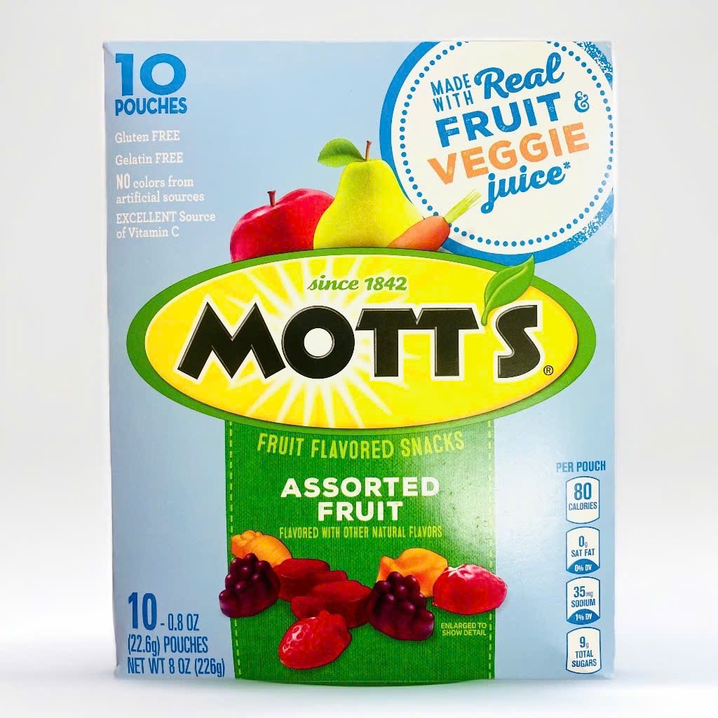 Mott's Assorted Fruit Gummies 226G | Shopee Singapore