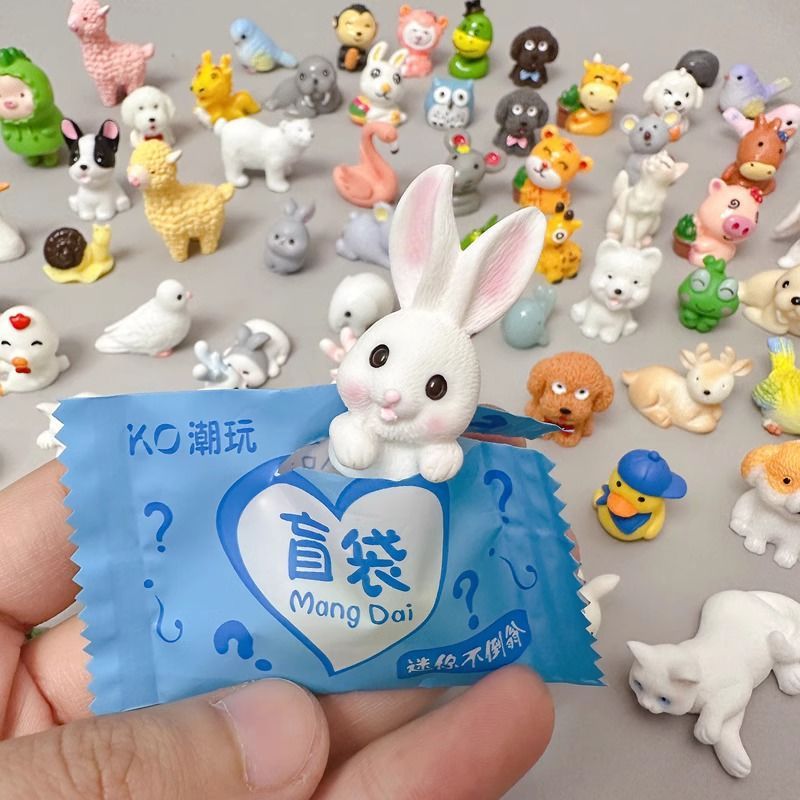 Collection of Blind Candy Blind Bag Animal Charm Blind Box Glowing ...