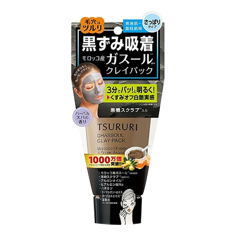 Tsururi Clay Pack Sea Mud Mask 150g (2 types) (Moisturizing and ...