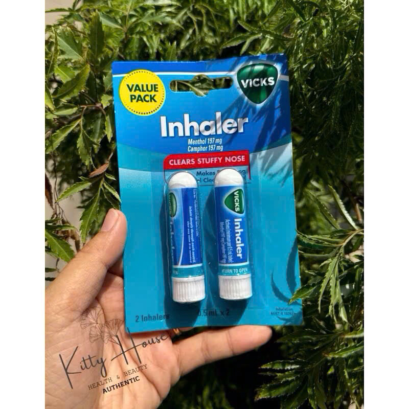 Vicks Inhaler Nasal Decongestant set 2 Pack | Shopee Singapore