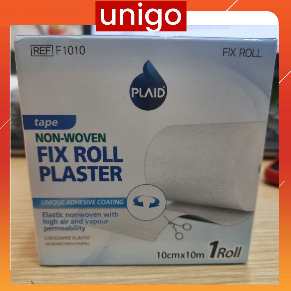 [Genuine] Plaid FIX ROLL PLASTER Elastic Tape ROLL 10cm x 10m (1 ROLL ...