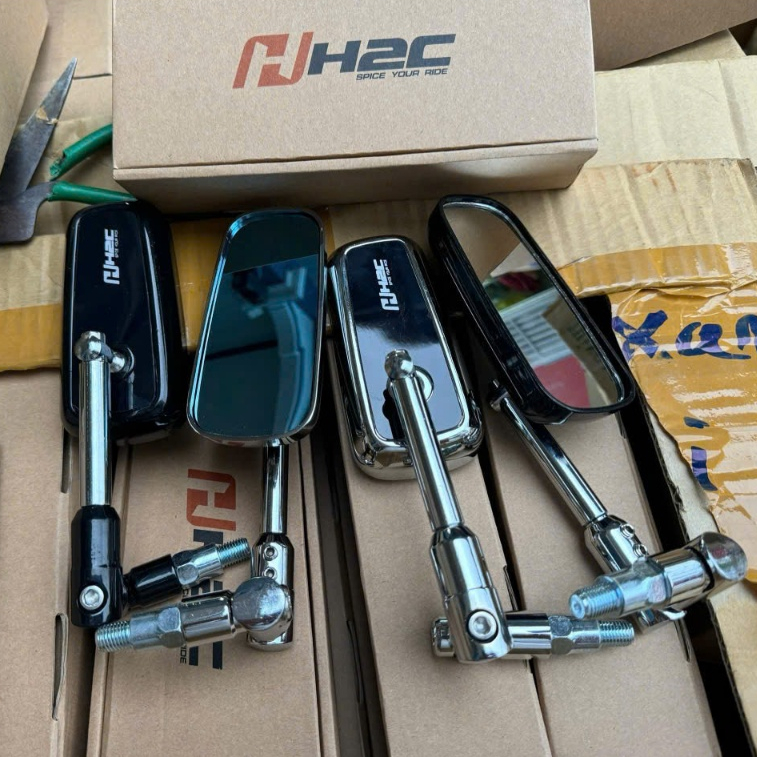 [H2C Aluminum ROTATE FOOT360 GLASS] HIGH QUALITY H2C rearview mirror ...