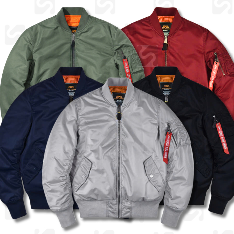 Ma1 alpha dingdin quilted pilot bomber jacket | Shopee Singapore