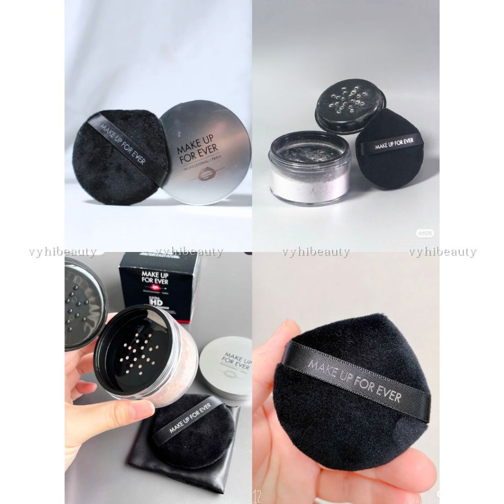 Make Up For Ever Ultra HD Setting Powder with Powder puff 16g | Shopee ...