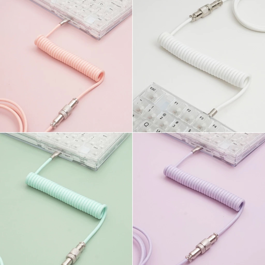 Custom Cable for AKKO v2 Mechanical Keyboard | EZPC Custom Covered Mesh ...
