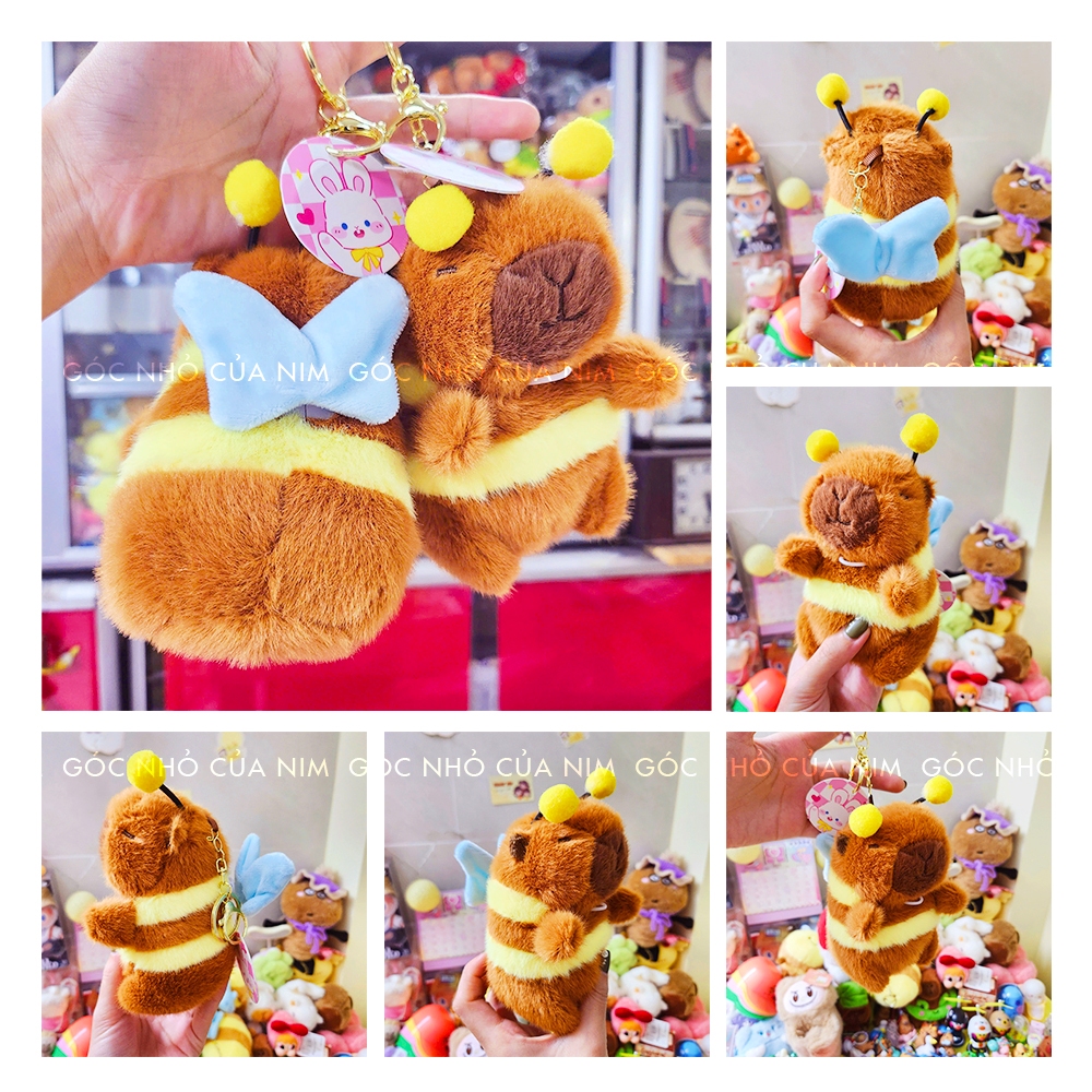 [Capybara] New MODEL Capybara teddy bear toy keychain flapping wings ...
