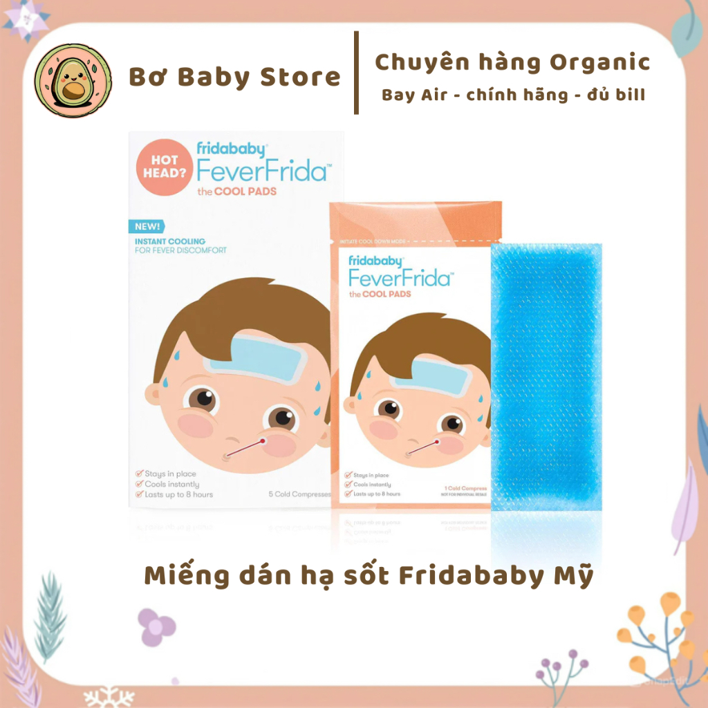 Feverfrida Frida Baby USA fever-reducing and heat-reducing patches, box ...