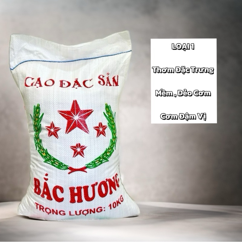 Bac HUONG RICE NEW LUA COUNTRY RICE 10KG BAG FOR FRAGRANT, SOFT, BOLD ...